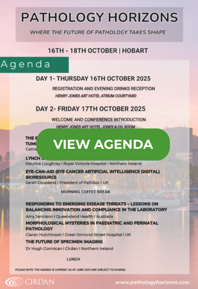 Agenda - Pathology Horizons 2025